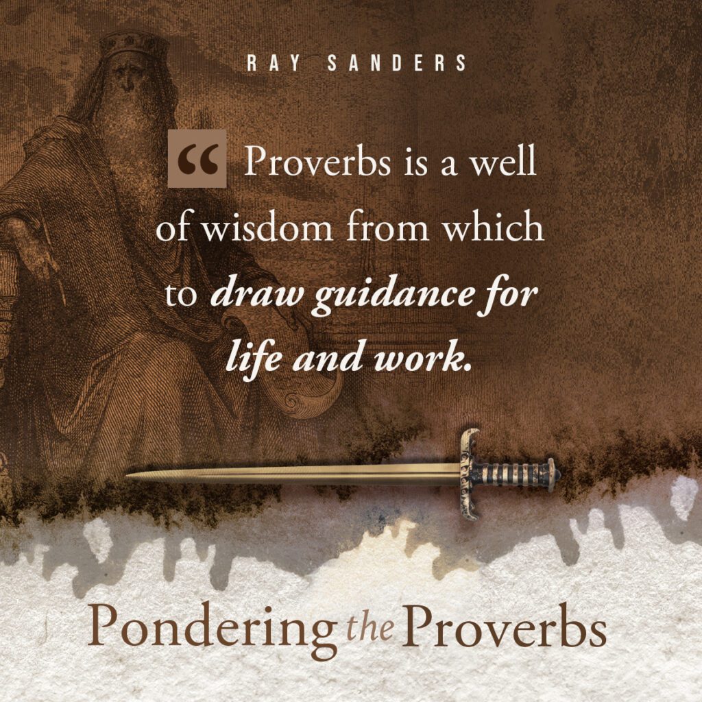Proverbs is a well of wisdom from which to draw guidance for life and ...